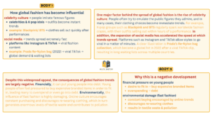 IELTS Writing Task 2: Global Fashion Trend - IELTS Notes
