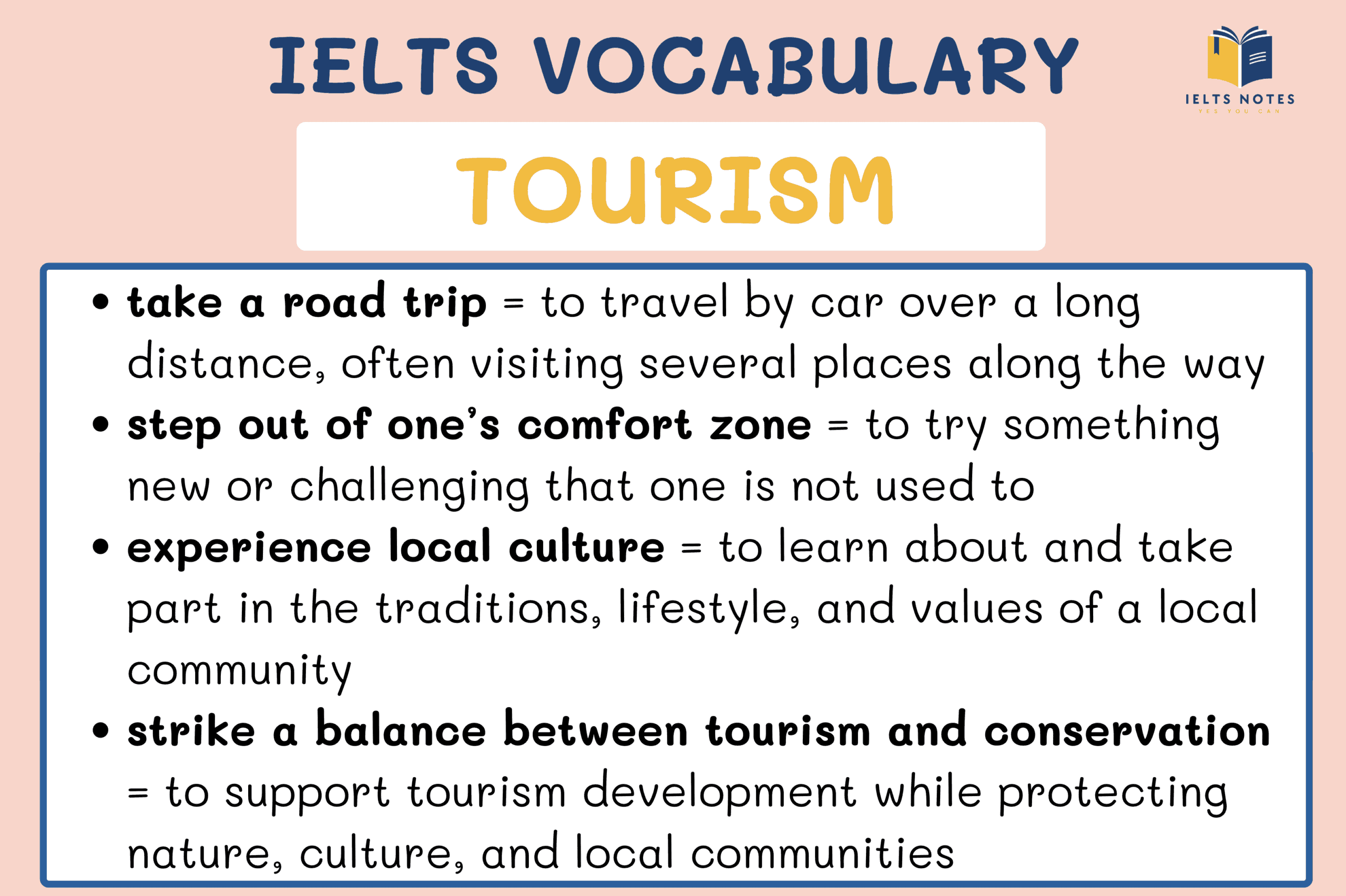 IELTS Tourism Vocabulary: Useful Words and Phrases for Speaking ...